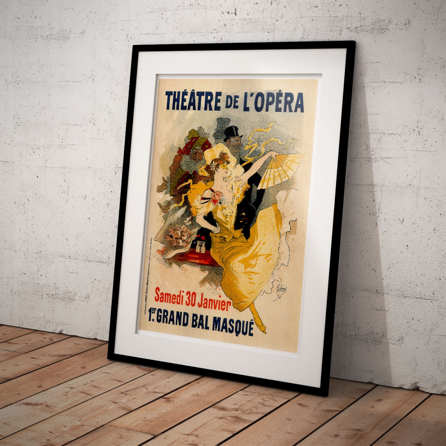 Jules-Cheret - Theatre de L'Opera 1896 | Art Nouveau Poster | Just Posters