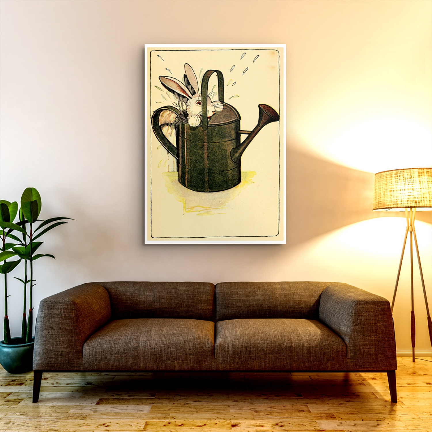 Peter Rabbit | Hiding in a Watering Can | Just Posters