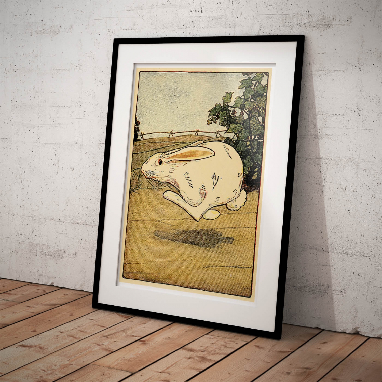 Peter Rabbit, Running to the Gate | Vintage Children's Book ...