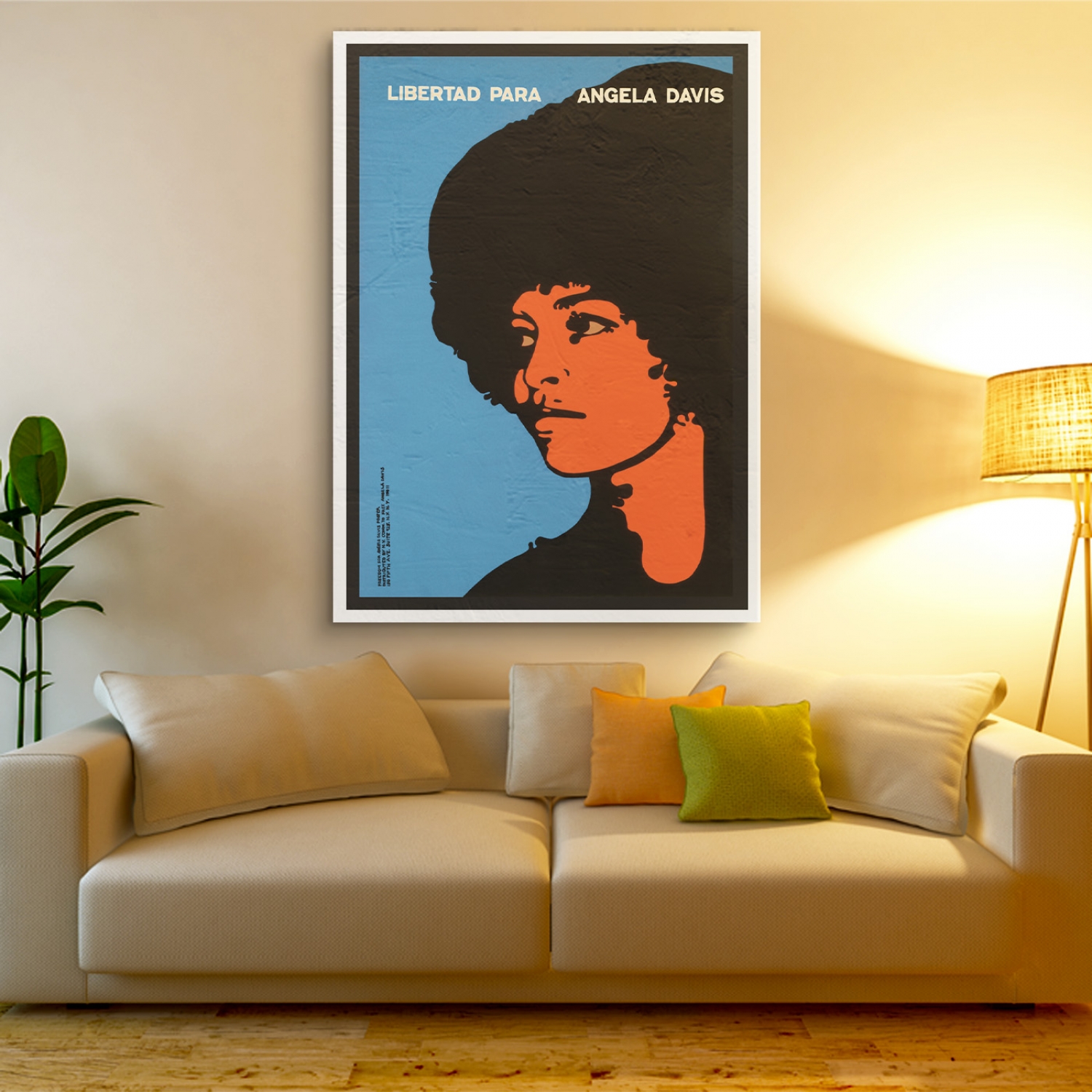 Purchase 'Freedom for Angela Davis' Activist Posters Online | Just Posters